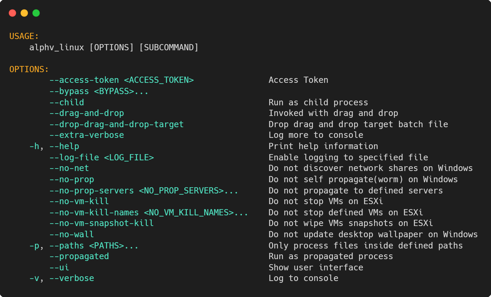 BlackCat Ransomware (ALPHV)