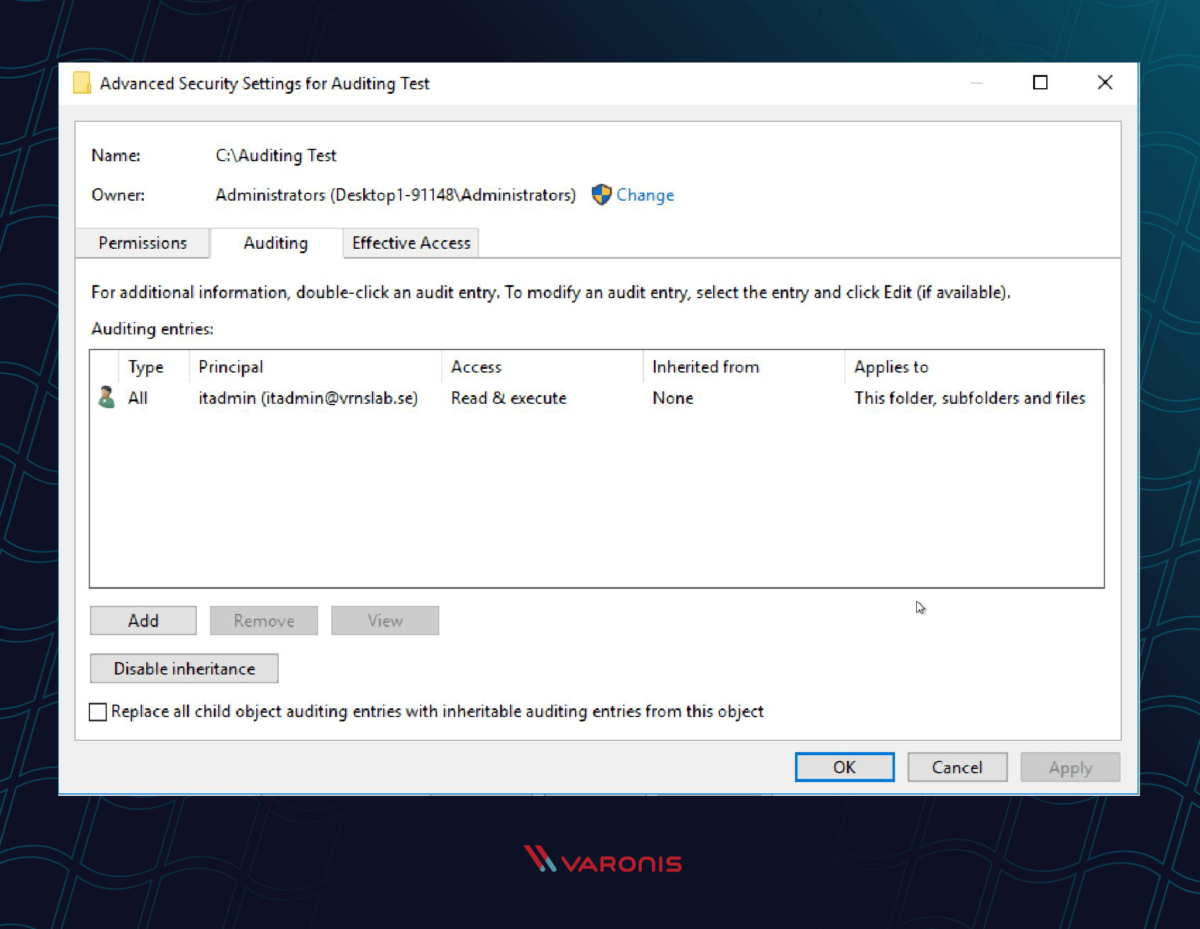Complete Guide to Windows File System Auditing - Varonis