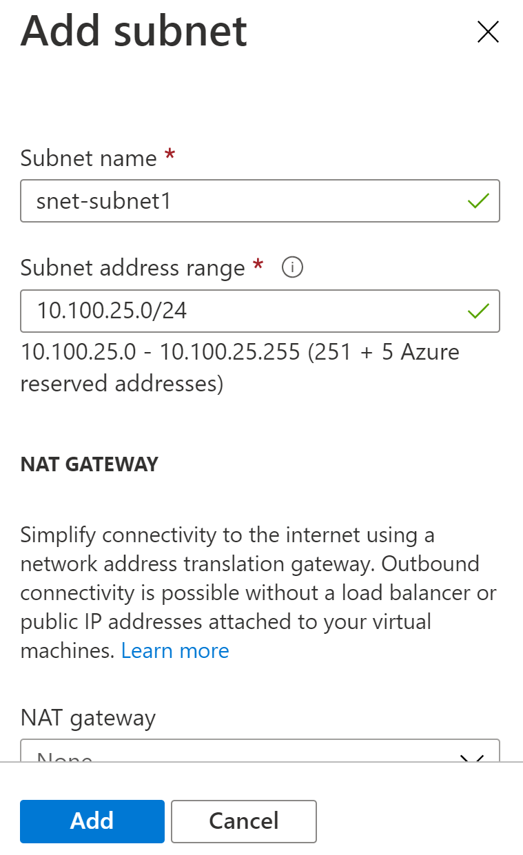 How to Create an Azure Virtual Network