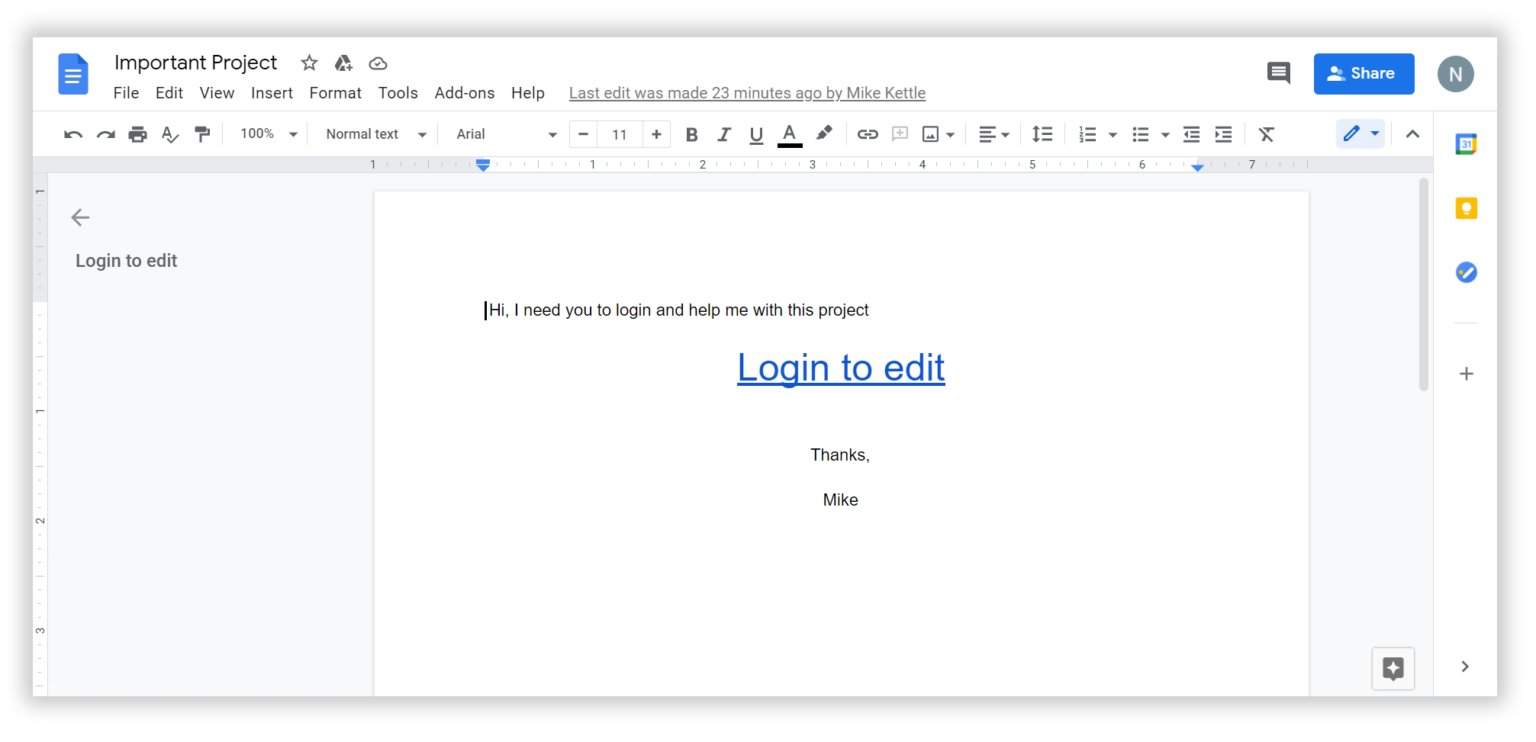 Attack lab: Spear Phishing with Google Drive Sharing
